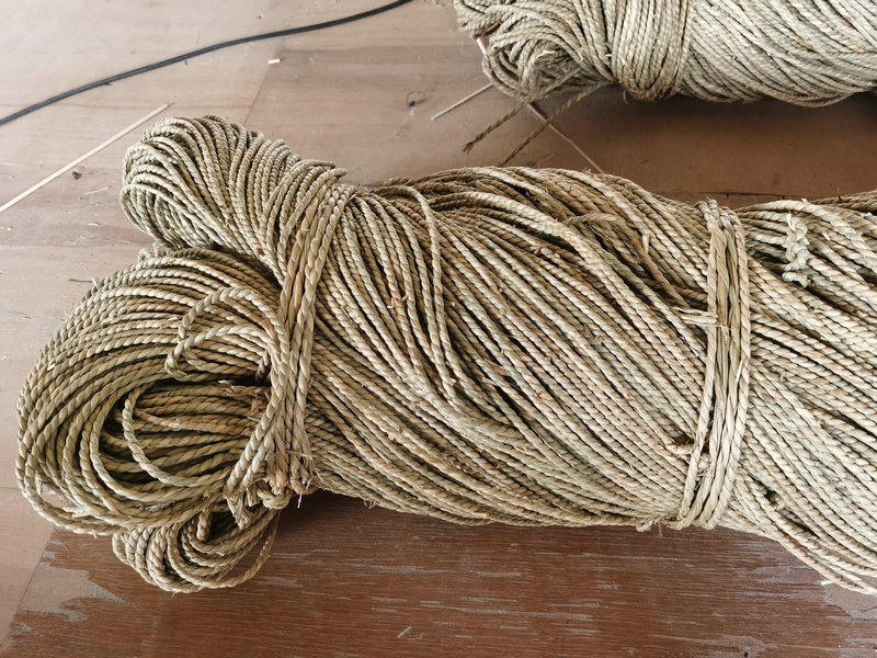 seagrass cord, double twisted, natural