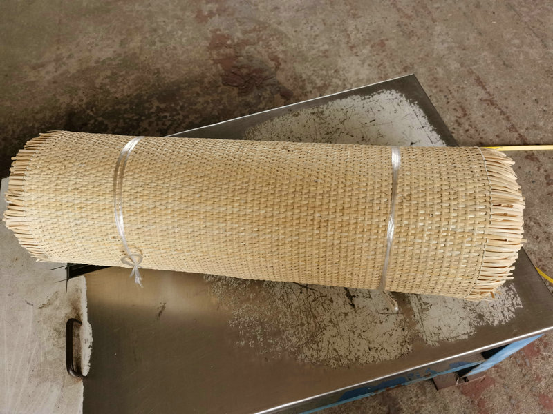 3×3 closed rattan cane (peel/skin) webbing, rattan woven